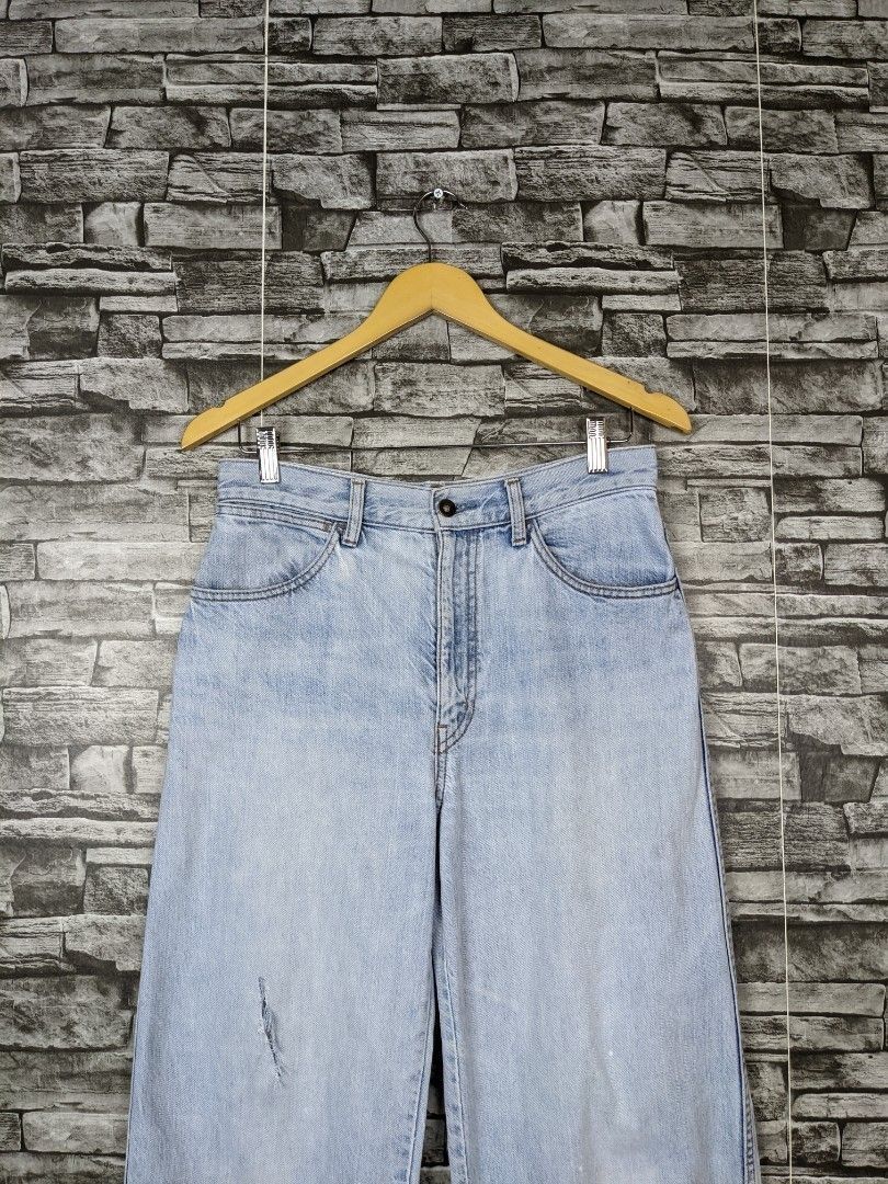Vintage Uniqlo X Lemaire High Waist Baggy Denim Jeans Christophe ...