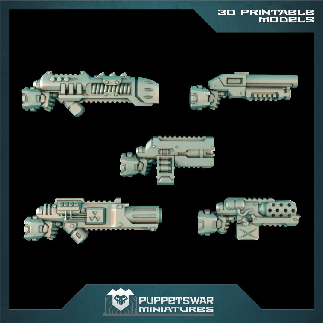 WARHAMMER PRIME GUNNER 3D PRINT , Hobbies & Toys, Toys & Games on Carousell