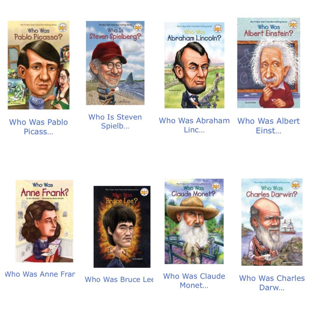 Who Was / Who Is Book Series x60 books, Hobbies & Toys, Books ...