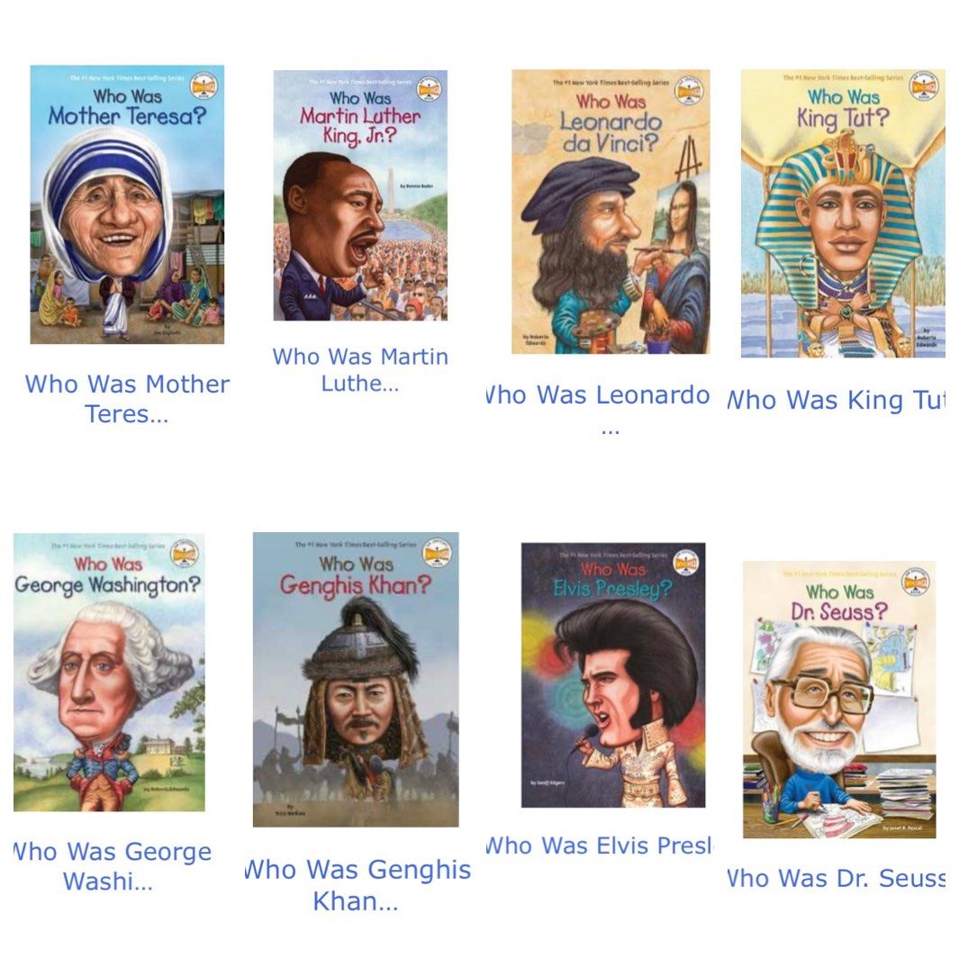 Who Was / Who Is Book Series x60 books, Hobbies & Toys, Books ...