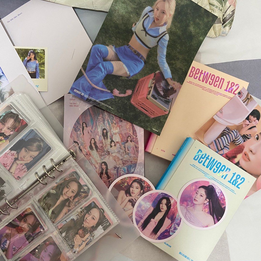 WTS twice albums photocards inclusions poster postcard sana mina jihyo ...