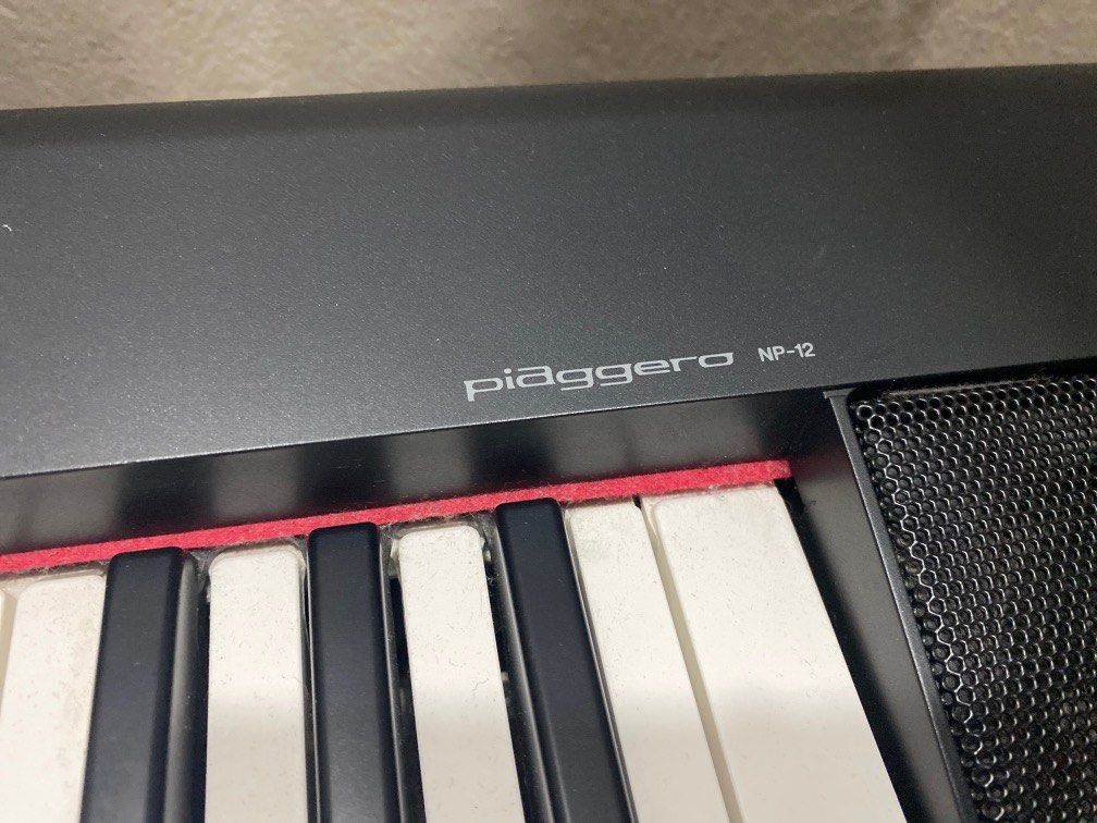Yamaha piaggero NP-12 36 keys with stand and chair, Hobbies & Toys ...