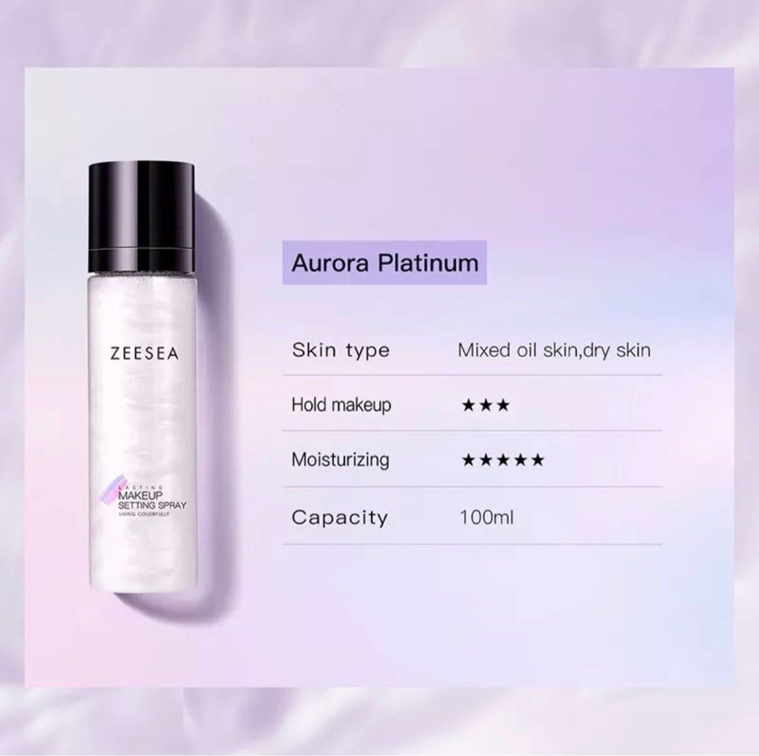 Zeesea setting spray, Beauty & Personal Care, Face, Face Care on Carousell