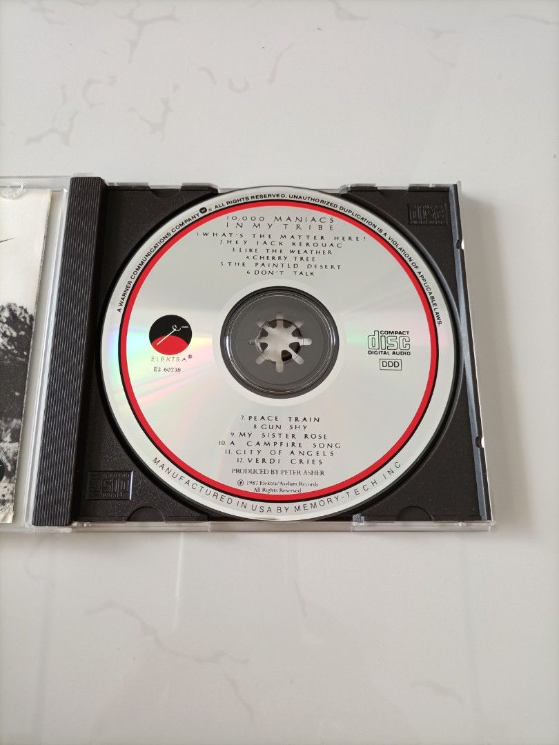 10,000 Maniacs - In My Tribe (CD) bo1, Hobbies & Toys, Music & Media, CDs & DVDs on Carousell