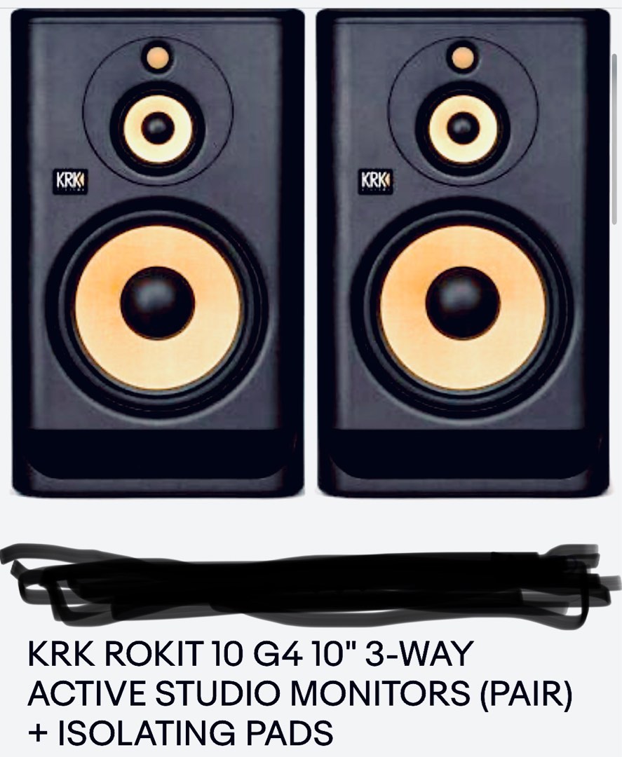 10" KRK ROKIT - RP103 G4 (Generation 4), Audio, Soundbars, Speakers ...
