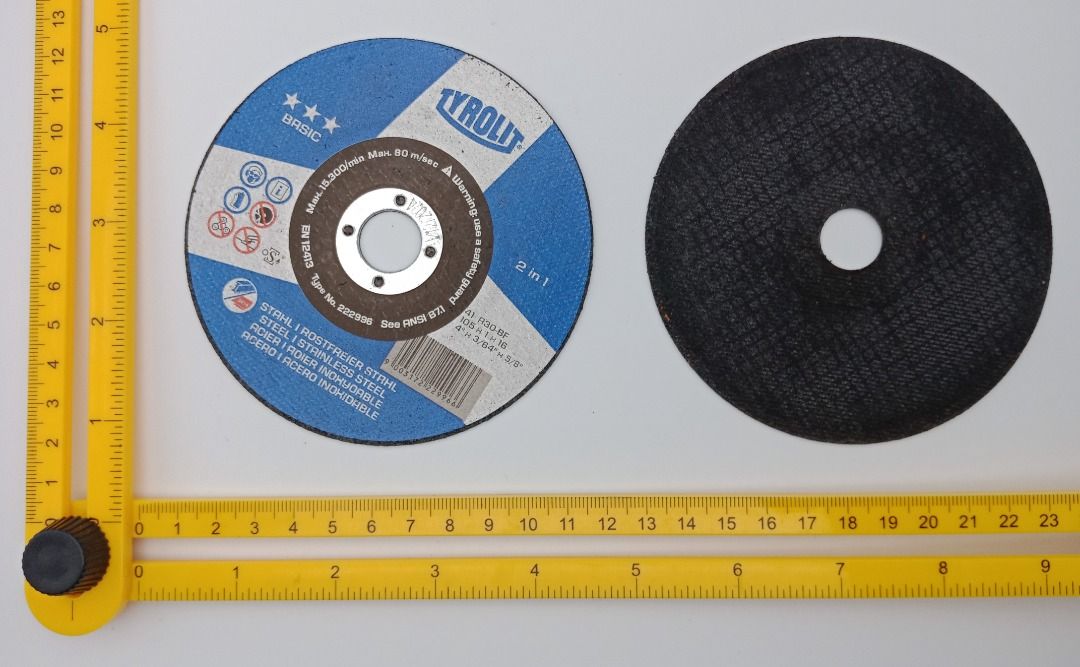 10 PC SET TYROLIT Cutting Disc Basic Tool 4 Inch 105mm Thickness 1mm ...