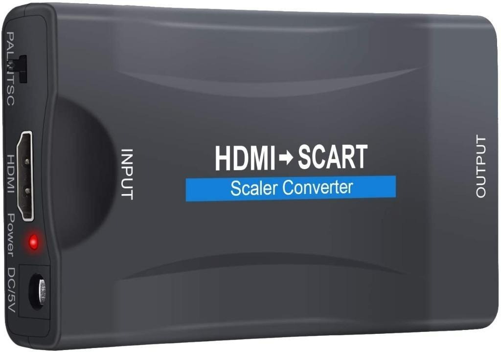 1350) eSynic 1080P HDMI to SCART Converter Composite Video HD Stereo ...