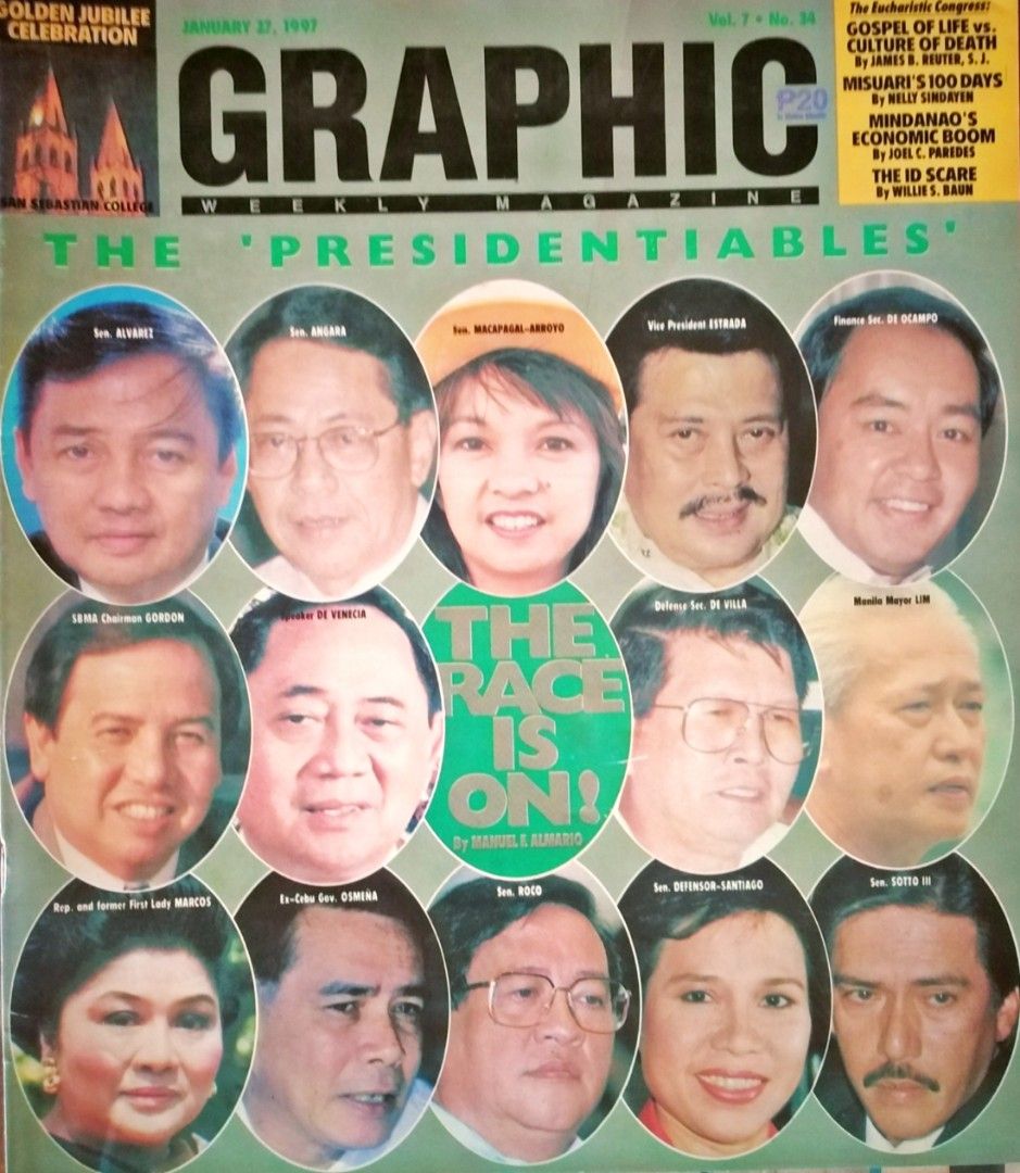 (VERY RARE) 1998 Presidential Elections Magazine, Hobbies & Toys ...