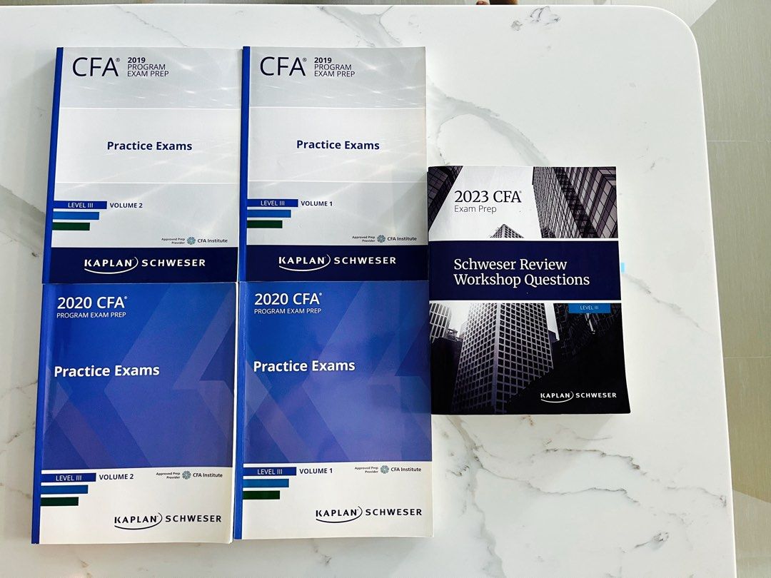 2023 CFA Level 3 Kaplan Schweser Practice Exam Questions, Hobbies & Toys, Books & Magazines ...