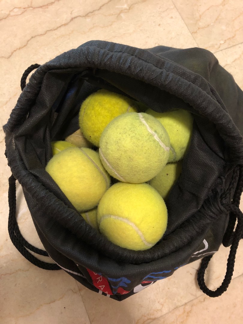 20 Tennis Balls, Sports Equipment, Sports & Games, Racket & Ball Sports ...