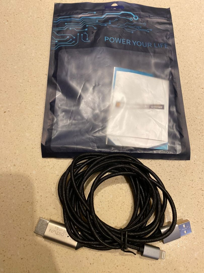 2313) MPIO (MP-HDMI CABLE-US) LIGHTNING TO HDMI CABLE, COMPATIBLE WITH ...