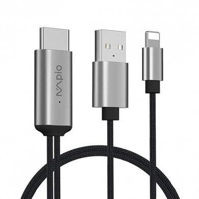 2313) MPIO (MP-HDMI CABLE-US) LIGHTNING TO HDMI CABLE, COMPATIBLE WITH ...