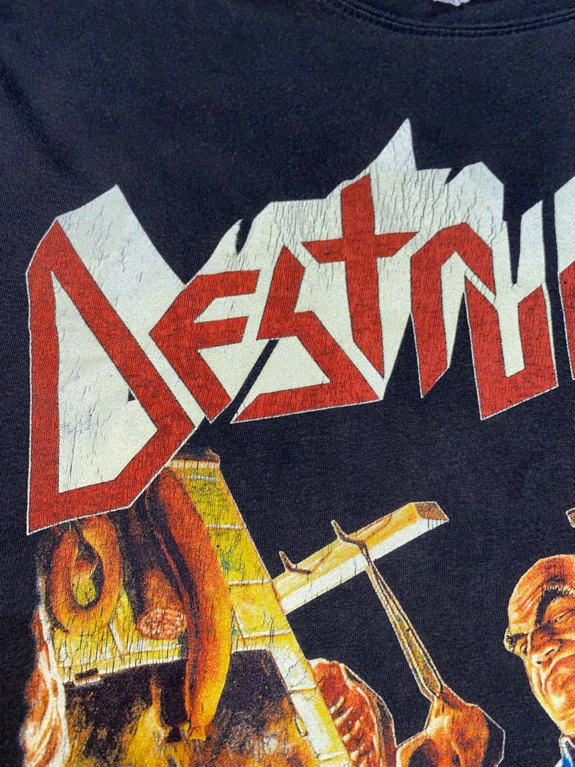 24x28.5 vintage band destruction mad butcher distressed, Men's Fashion ...