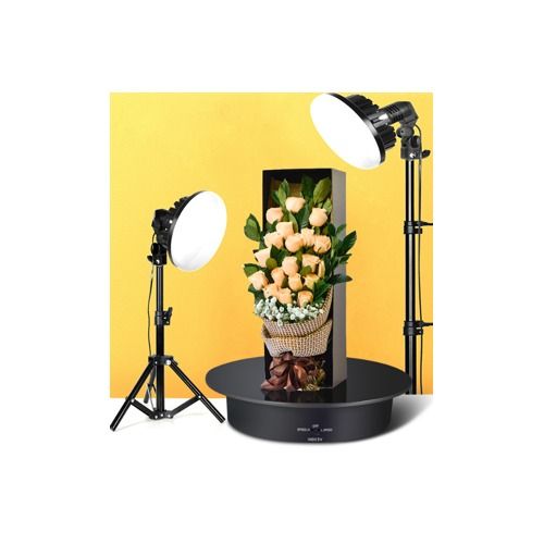 360 Degree Rotating Display Turntable 23.8cm/ Max Load 8KG Motorized ...