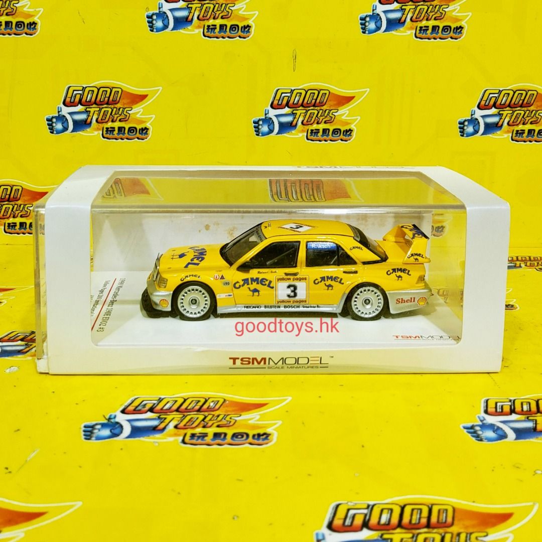 中古已開封 TSM MODEL SCALE MINIATURES 1990 MERCEDES-BENZ 190E EVO2 #3, 興趣及遊戲 ...