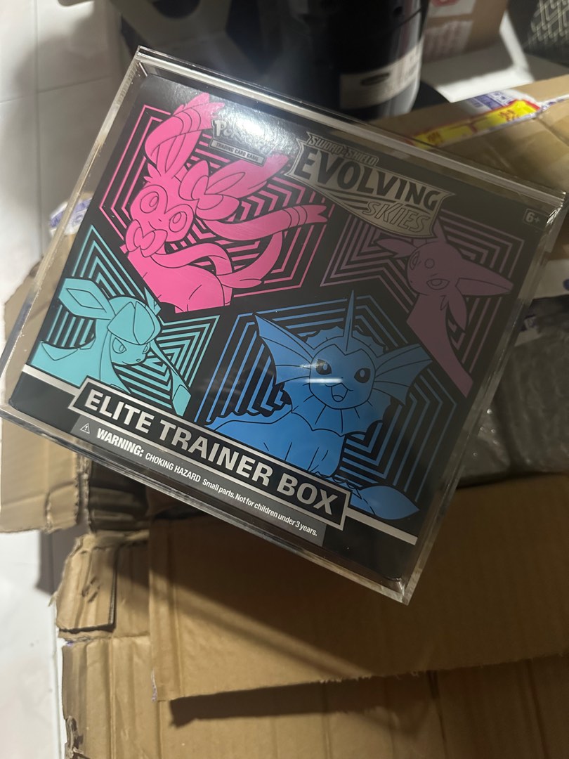 acrylic case for ETB - sliding case, Hobbies & Toys, Toys & Games on ...