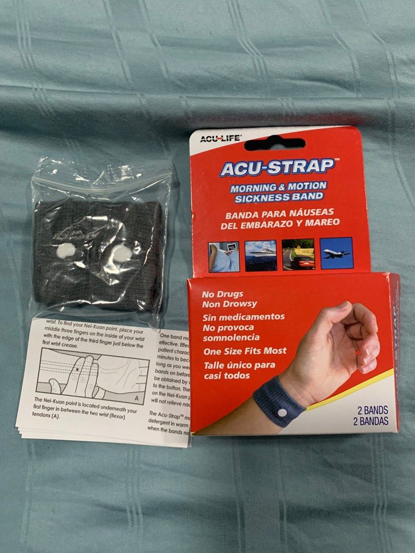 Acu-Strap Morning & Motion Sickness Band, Beauty & Personal Care, Hands ...