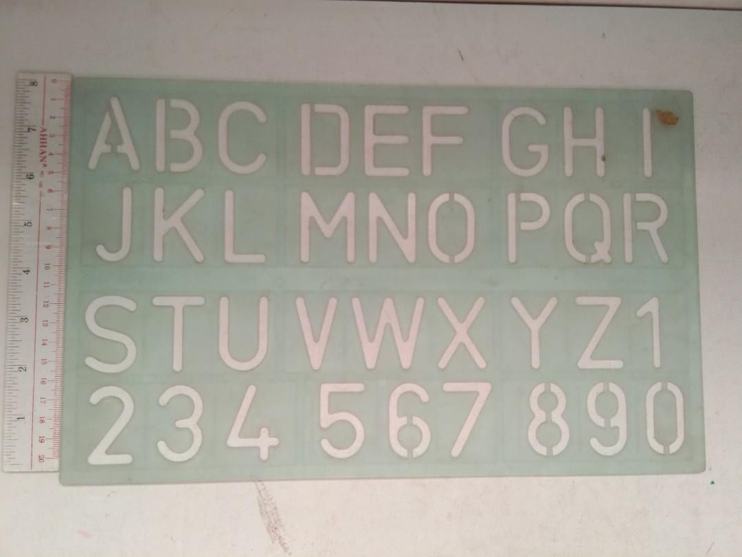 Alphabet Stencil, Health & Nutrition, Health Monitors & Weighing Scales ...