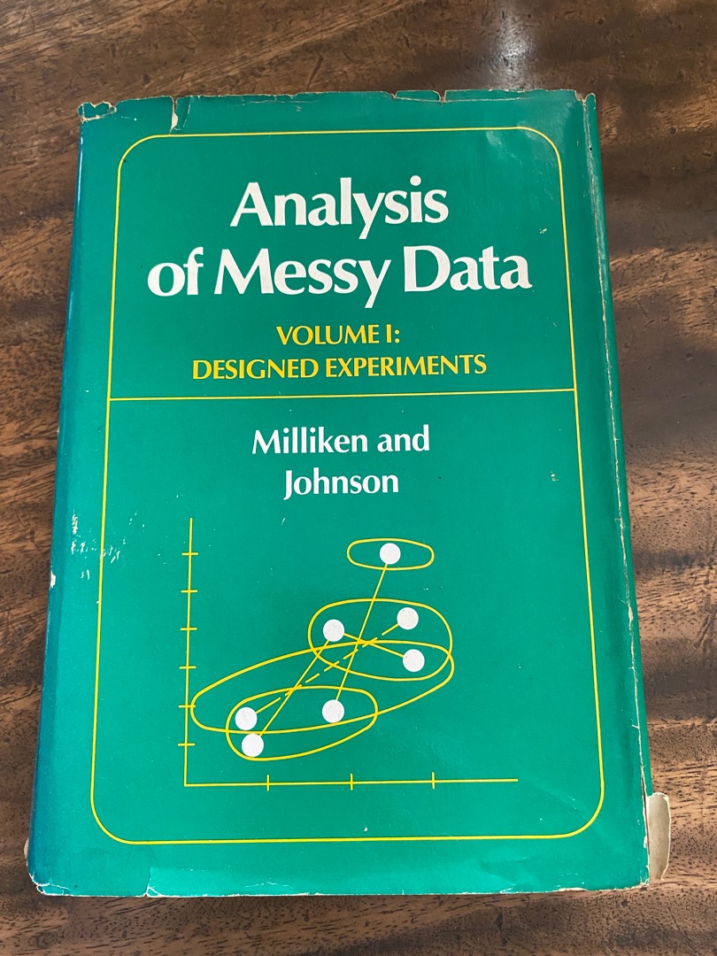 Analysis of Messy Data: Volume 1 - Designed Experiments, Everything ...
