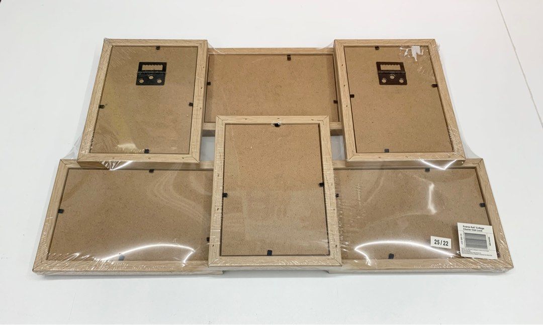 Anko Photo Frame 4x6", Picture Frame, Photo Collage Frame, Cluster Oak ...