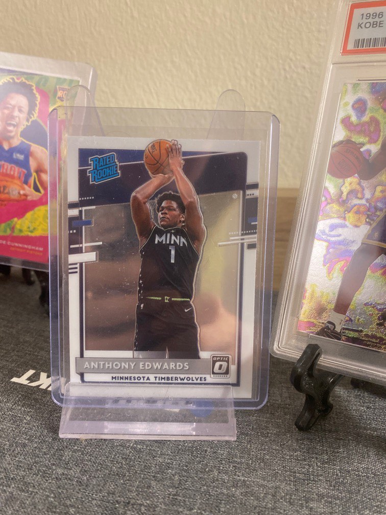 Anthony edwards optic rated rookie, Hobbies & Toys, Memorabilia ...