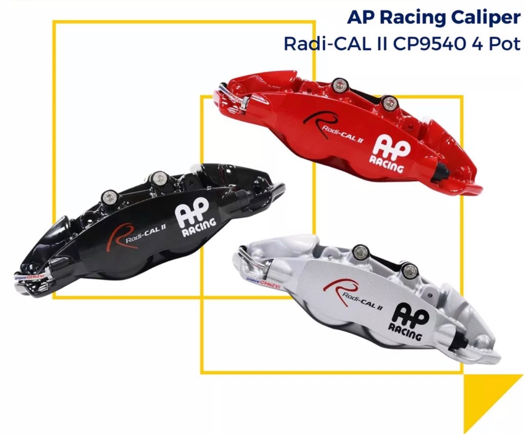 AP Racing Radical II 4 Pots brake kits (Scirocco), Car Accessories ...