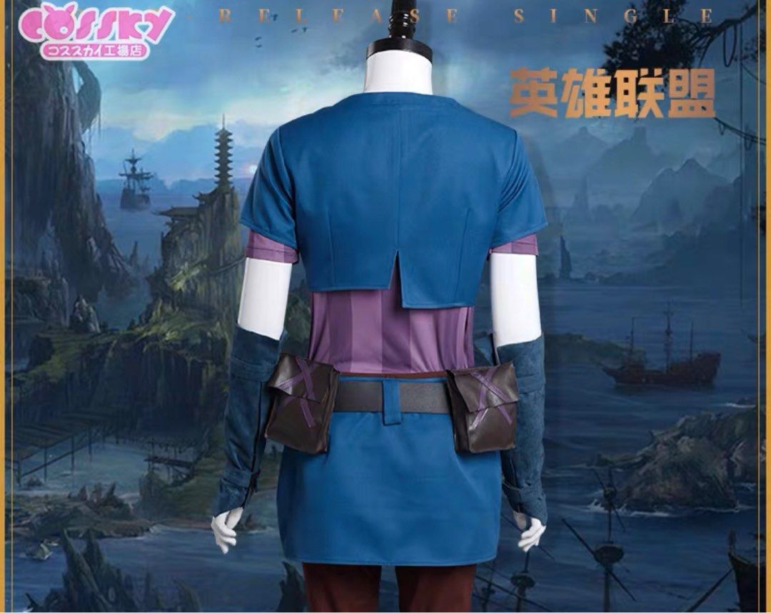 ARCANE young Jinx Powder Cosplay, Hobbies & Toys, Memorabilia ...