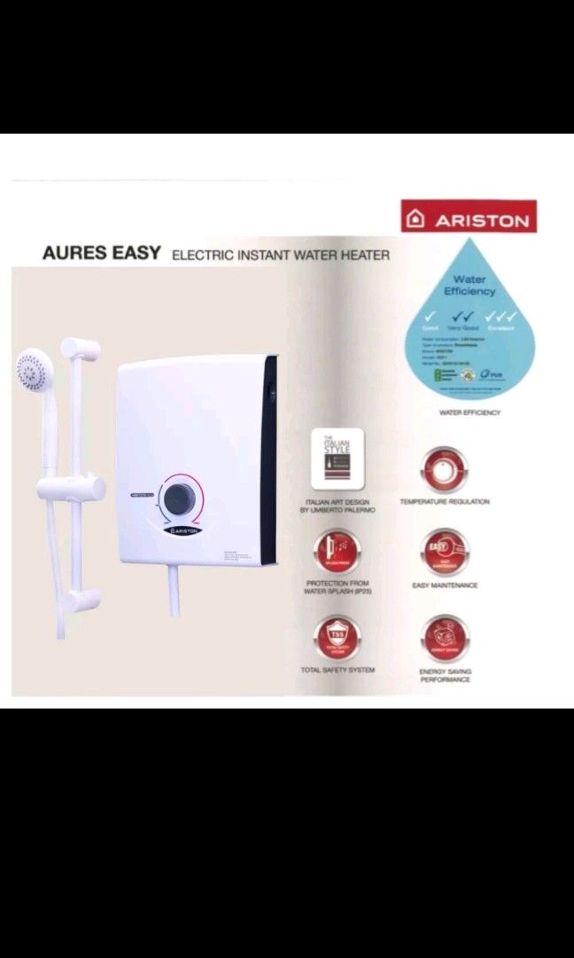 ARISTON Instant Shower, TV & Home Appliances, Water Heater & Instant ...