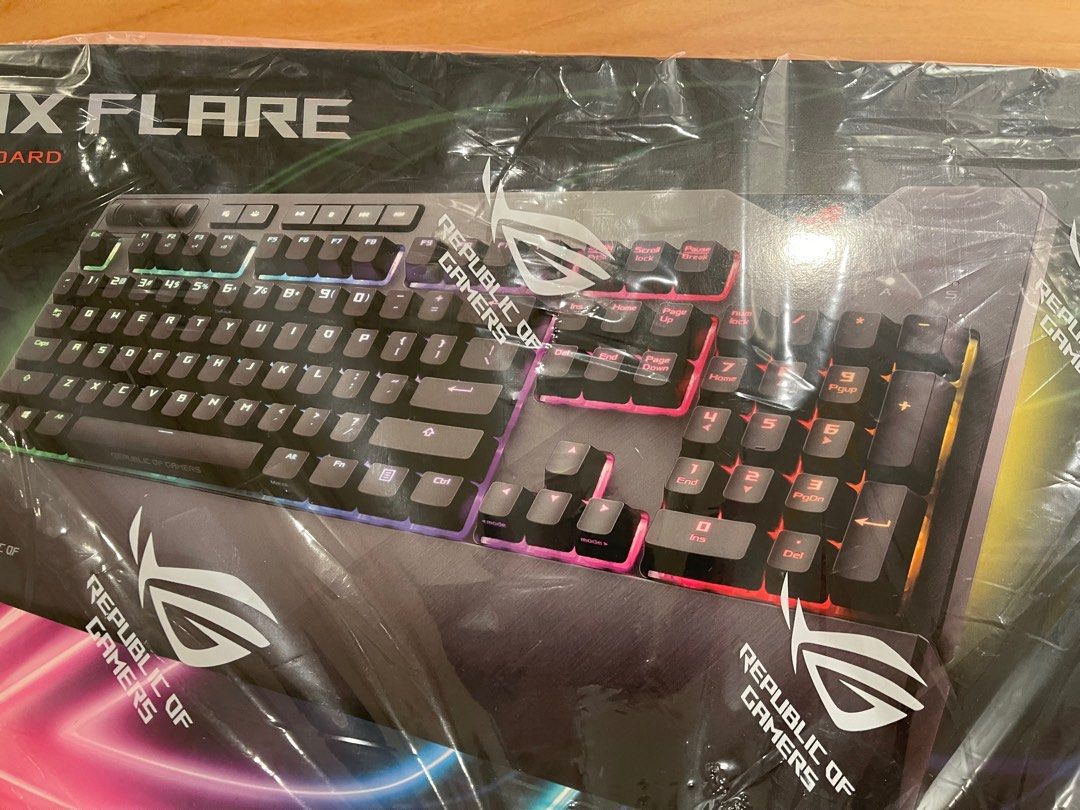 ASUS ROG Gaming Keyboard, 電腦＆科技, 電腦周邊及配件, 電腦鍵盤及相關產品 - Carousell