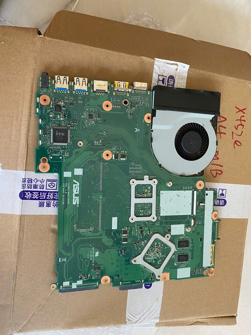 Asus x452ep laptop motherboard 100% working . Processor Amd a4 ...
