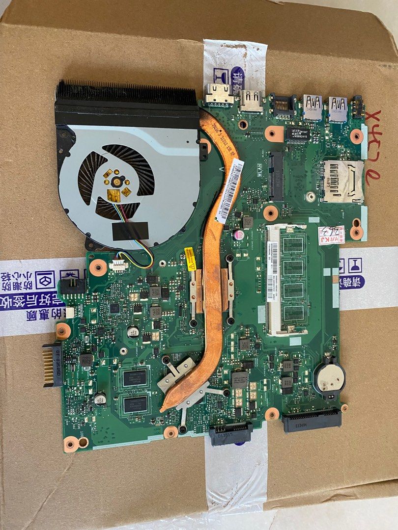 Asus x452ep laptop motherboard 100% working . Processor Amd a4 ...