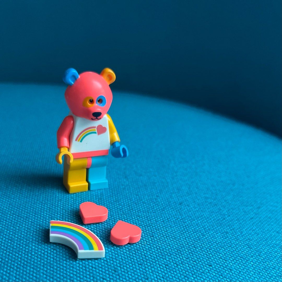 Authentic LEGO Minifigure Bear Costume Guy on Carousell