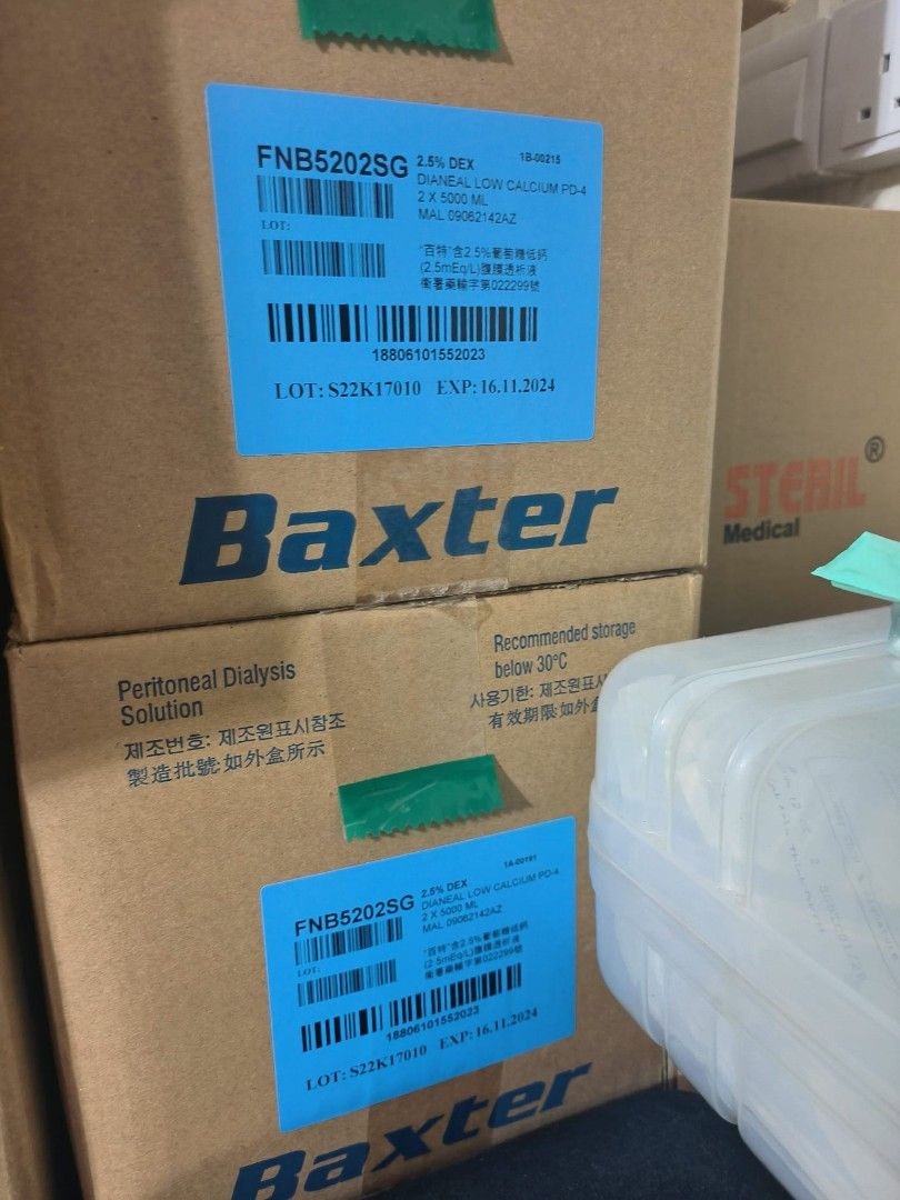 Baxter Peritoneal Dialysis Solution(Machine), Health & Nutrition, Medical Supplies & Tools on ...