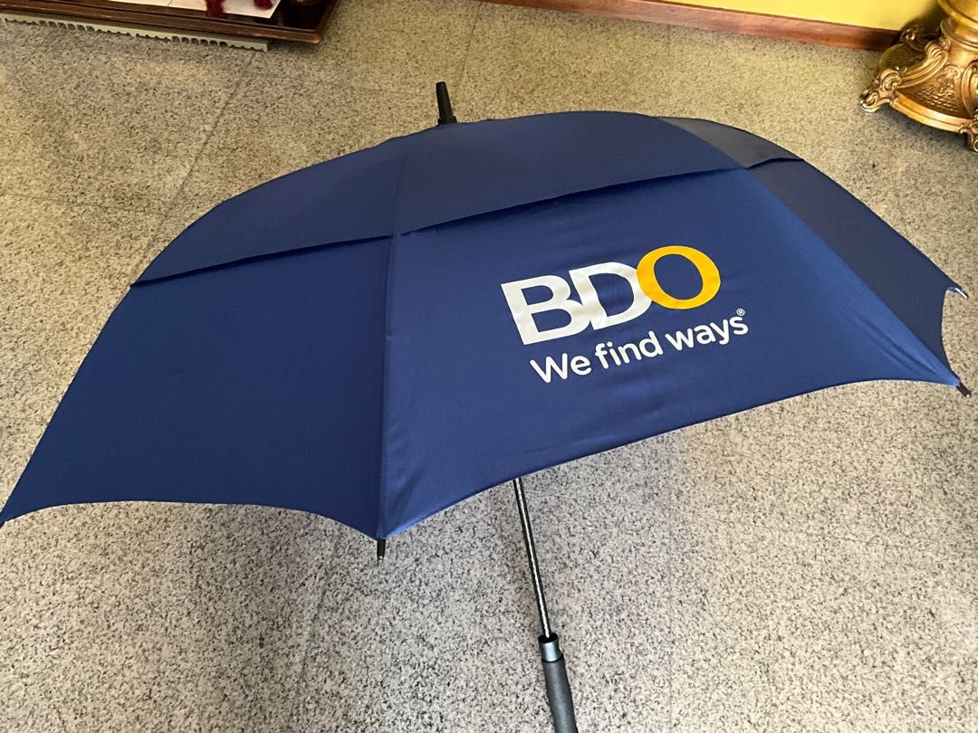 BDO Golf Umbrella, Hobbies & Toys, Travel, Umbrellas on Carousell