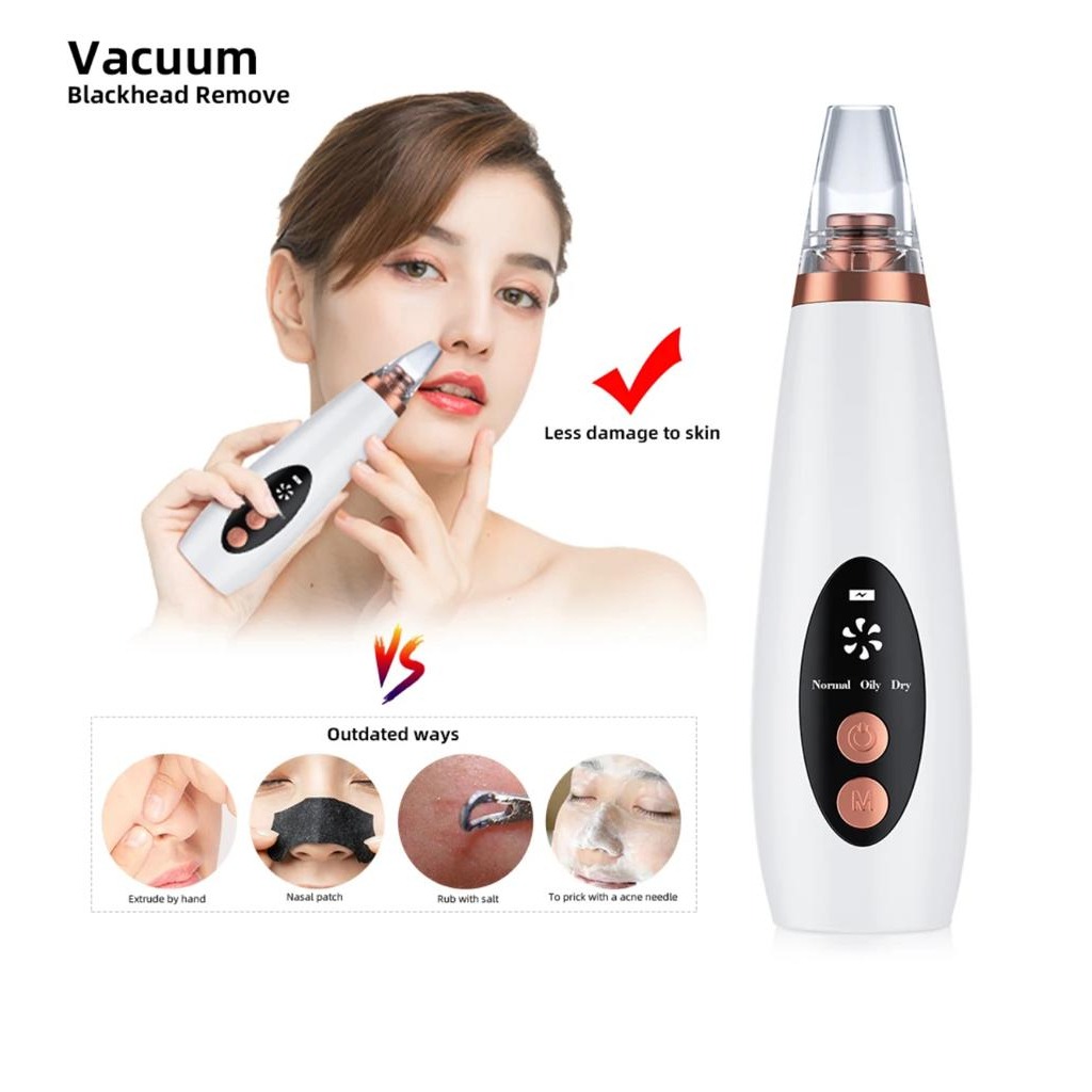 Blackhead Removal Vacuum Face Pores Cleansing Acne Removal Device ...
