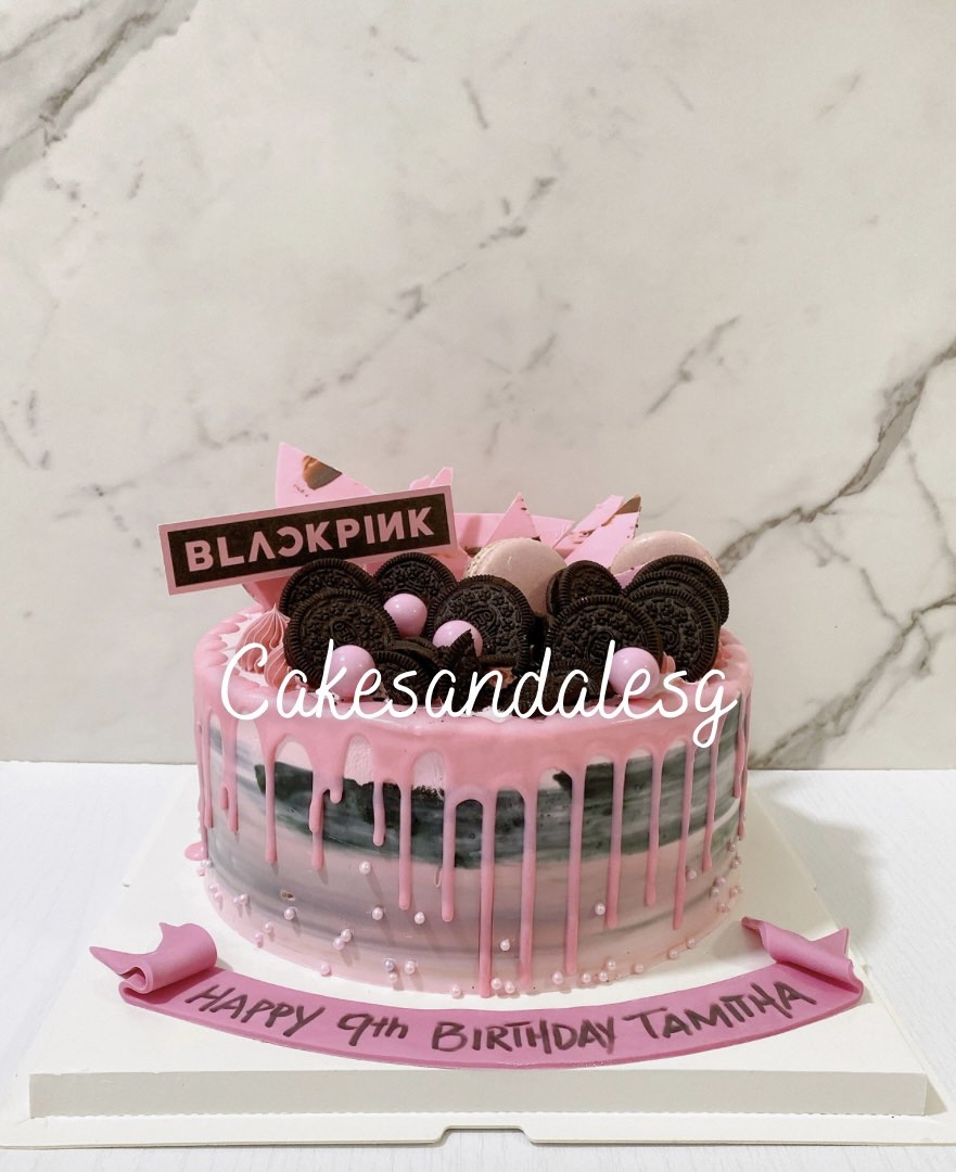 Blackpink Cake, Food & Drinks, Homemade Bakes on Carousell