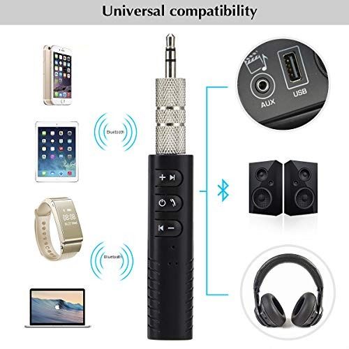 Bluetooth Receiver 3.5mm, Bluetooth Receiver 4.2, Car Aux-in Jack ...