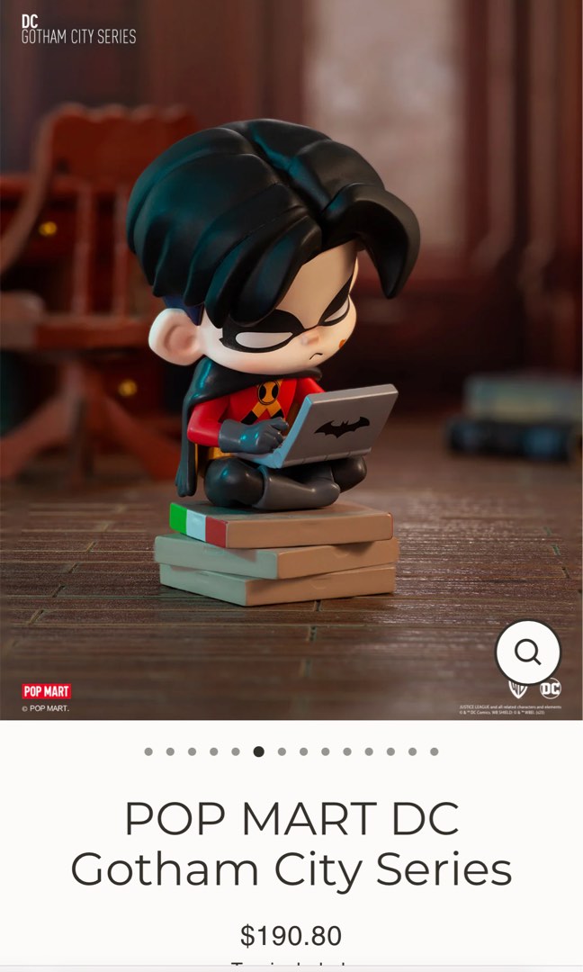 BNIF POPMART DC Gotham City - Red Robin, Hobbies & Toys, Toys & Games ...