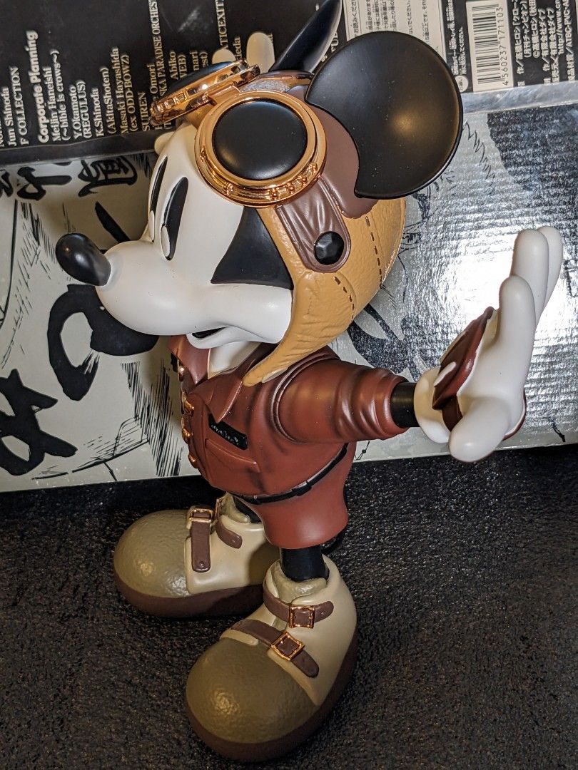 Bomber Pilot Mickey Mouse Resin Figure on Carousell