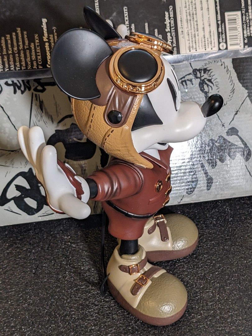 Bomber Pilot Mickey Mouse Resin Figure on Carousell