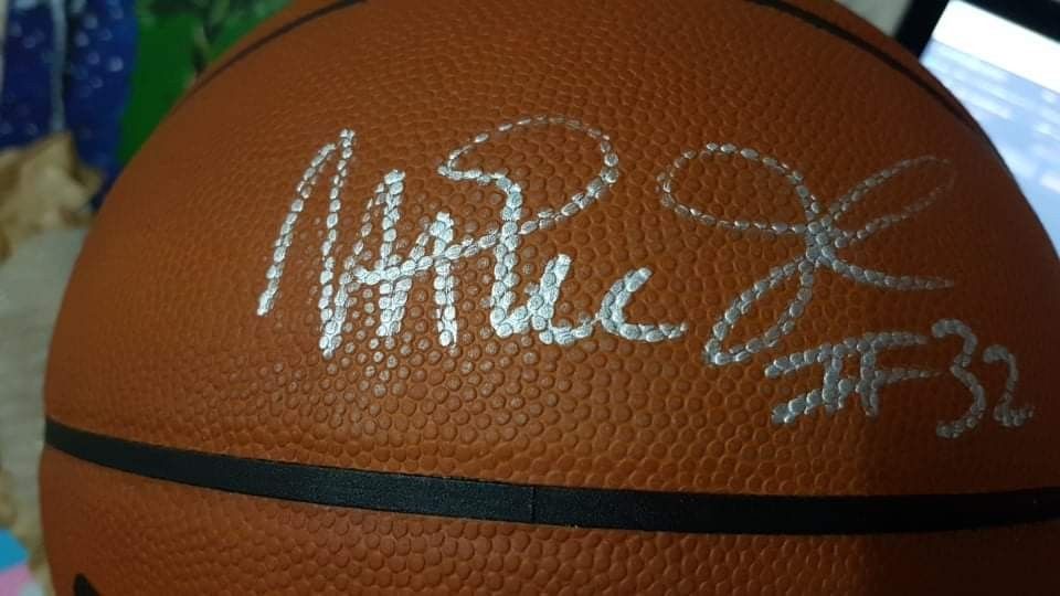 Brand New Spalding Official NBA Leather Game Basketball Genuine Magic ...