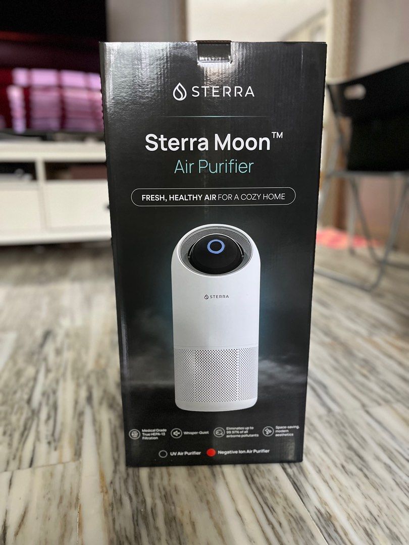 Brand New Sterra Moon Air Purifier (White), TV & Home Appliances, Air ...