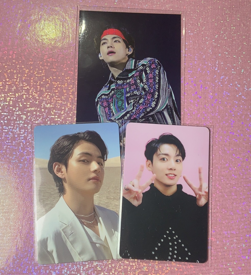 bts v jk taehyung & jungkook ptd behind the stage proof pob dicon special photocard, Hobbies ...