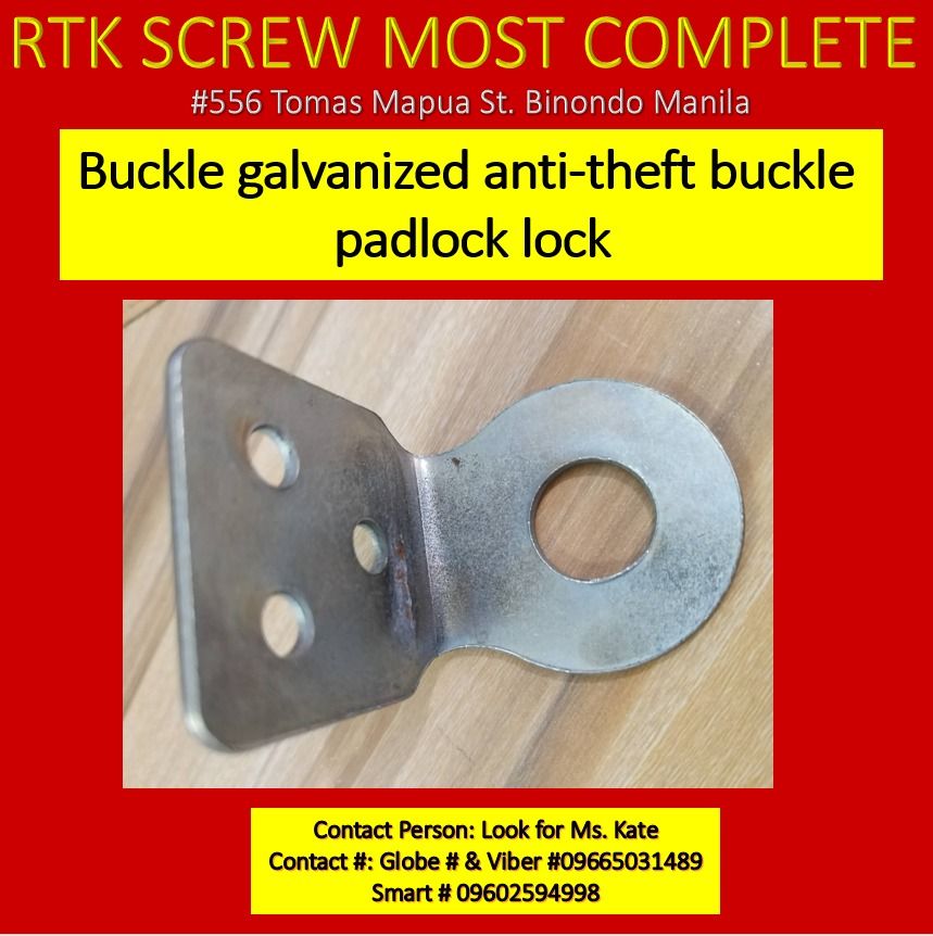 Buckle Galvanized Anti-theft buckle padlock lock, Commercial ...
