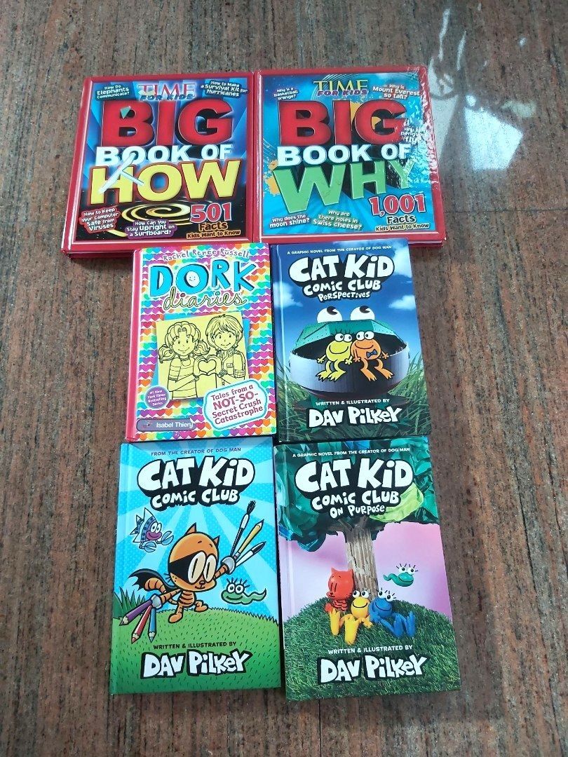BUNDLE SET DORK DIARIES, CAT KIDS ETC, Hobbies & Toys, Books ...