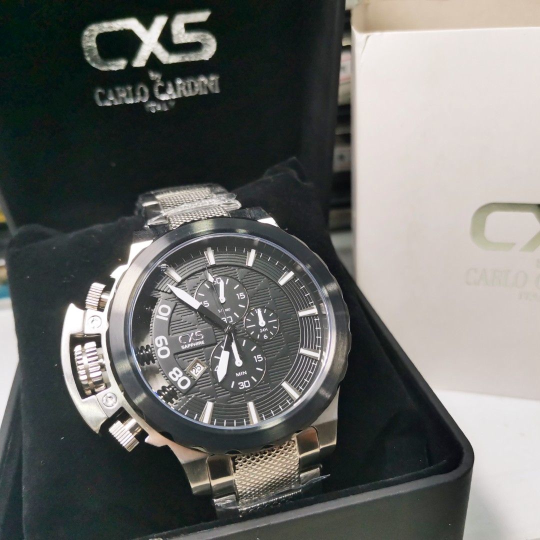 Carlo Cardini Italy CX5 CHRONOGRAPH WATCH, Men's Fashion, Watches ...
