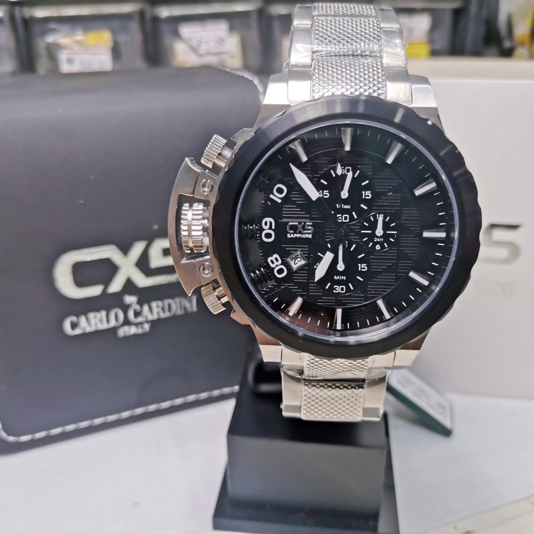 Carlo Cardini Italy CX5 CHRONOGRAPH WATCH, Men's Fashion, Watches ...