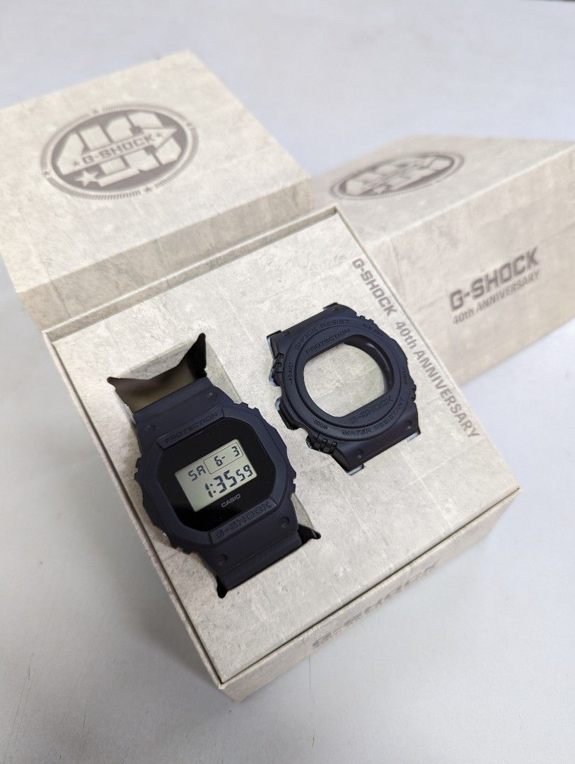 CASIO G-SHOCK DWE-5657RE-1JR QW-3525 40TH ANNIVERSARY, Men's Fashion ...