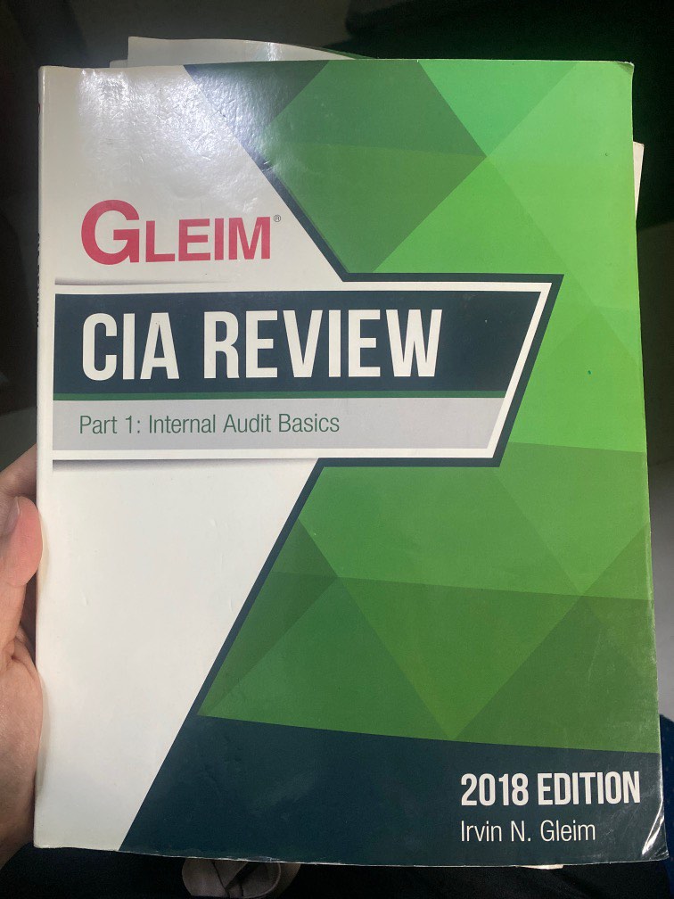 Certified Internal Auditor (CIA) Review by Gleim (3 parts), Hobbies ...
