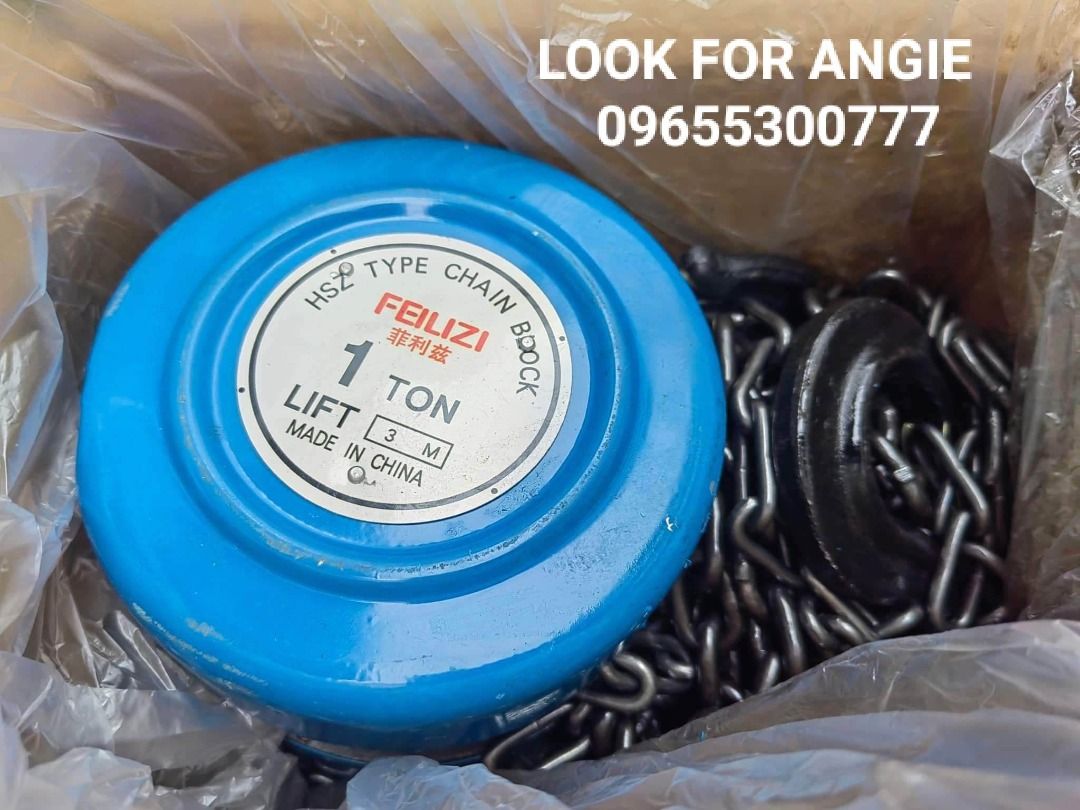 Chain Block (Regular), Commercial & Industrial, Construction Tools ...